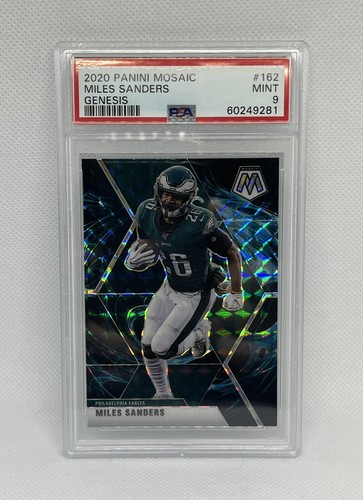 2020 Panini Prizm Miles Sanders #163 Genesis PSA 9 (POP 3!) Eagles | eBay