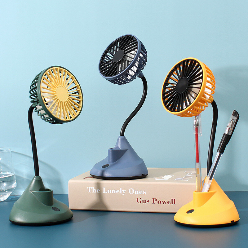 Mini Portable Usb Desk Fan Creative Student Dormitory Pen Holder ...