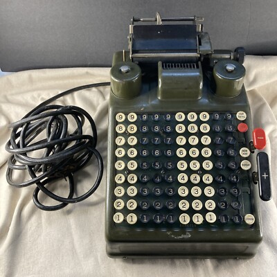 Burroughs Electric Adding Machine PARTS/REPAIR/DECOR VTG Mid-Century ...