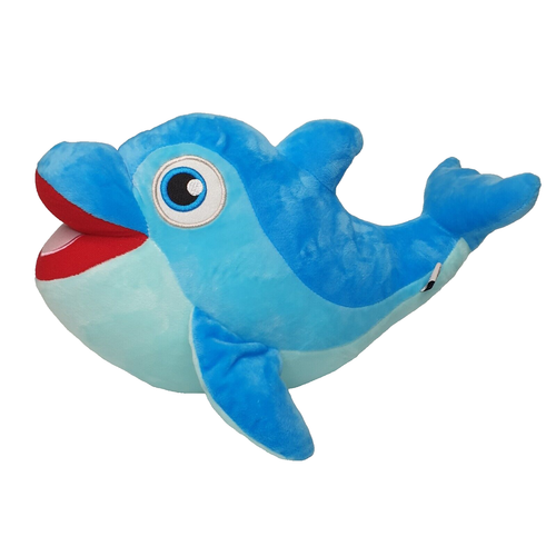Sea World Gold Coast Australia Blue Dolphin Plush Soft Toy- Approx 36CM ...