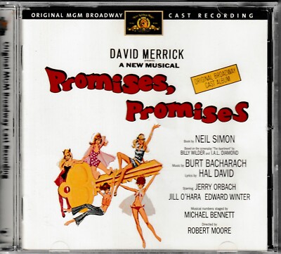 Promises Promises Musical CD Burt Bacharach Jerry Orbach Hal David Neil ...