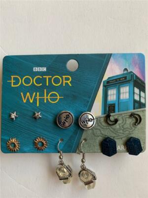 Doctor Who Collectible EARRINGS Set Of 6 | eBay
