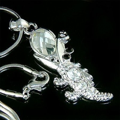 ~Gator CROCODILE made with Swarovski Crystal alligator Charm Chain ...