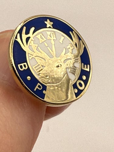 Vintage B.P.O.E. Elks Lodge Pin New Old Stock Elk Club Lapel Pin BPOE ...