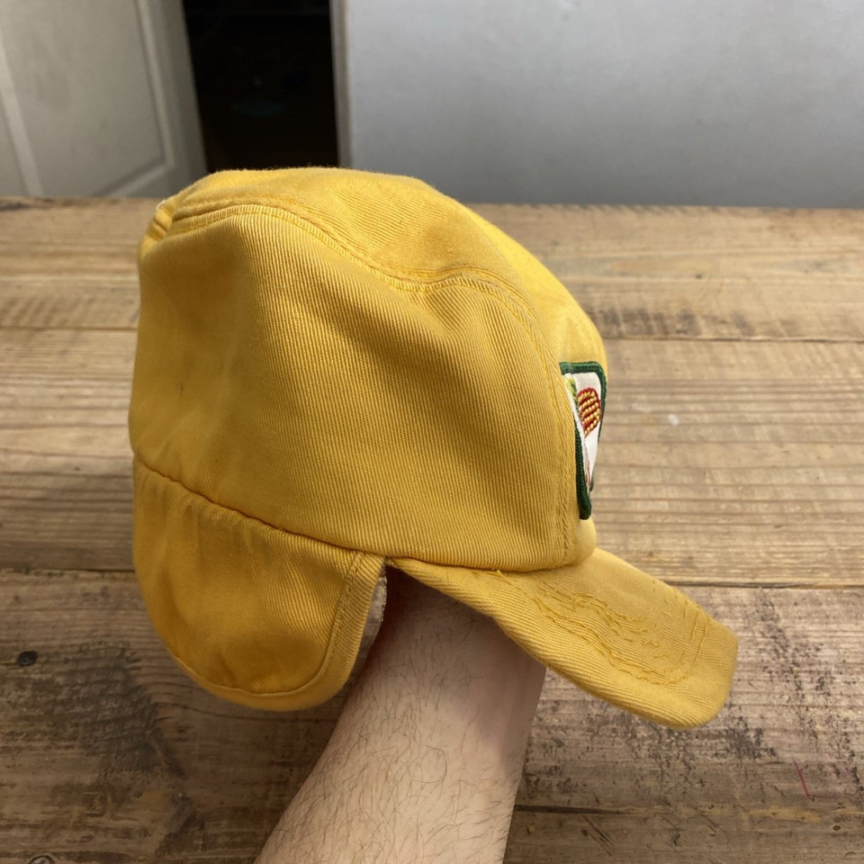 Vintage Dekalb Seed Hat Winter Ear Flap Patch Cap Mens | eBay