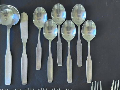 WMF Cromagran Germany 3600 Flatware Set Wagenfeld 31 Pcs | eBay