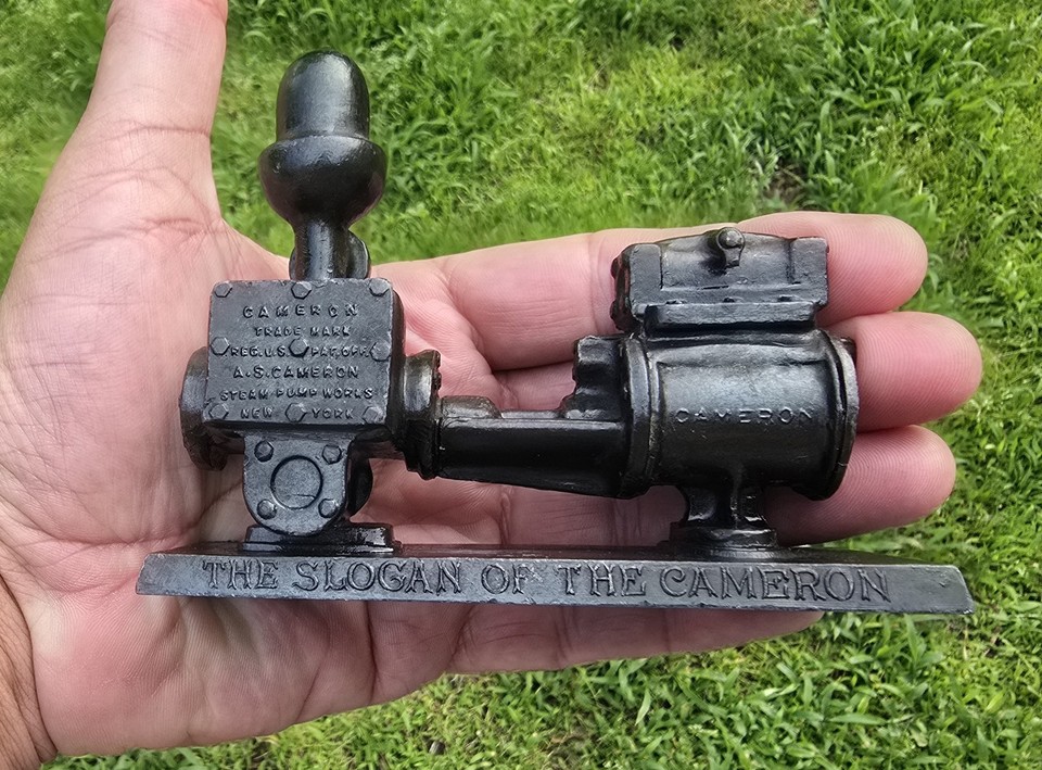 1910's Antique Salesman Sample A.S. Cameron Steam Pump Works New York ...