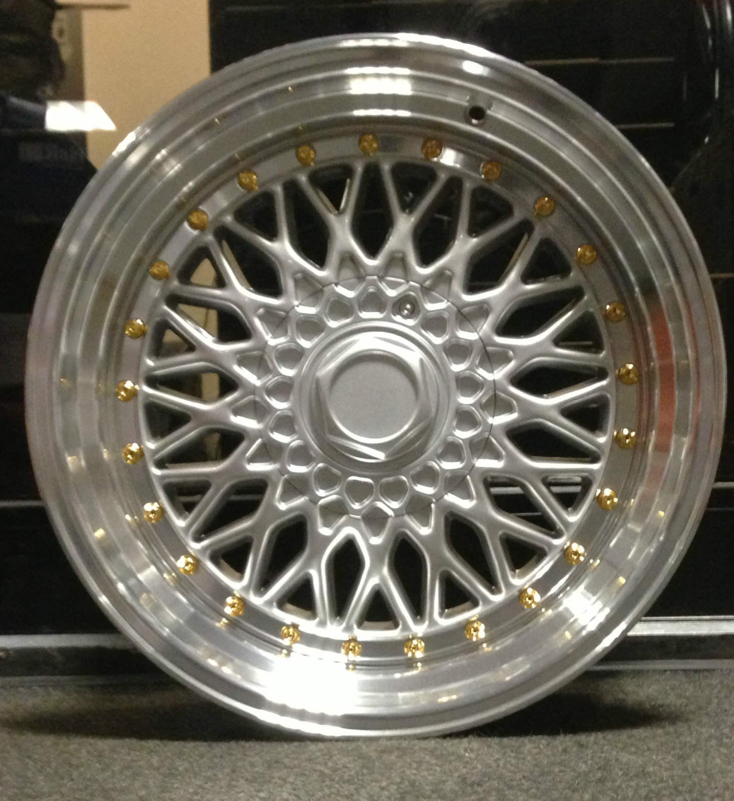 4 x 17" BBS RS STYLE ALLOY WHEELS TO FIT FORD FIESTA FOCUS 4X100/108 ...