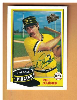 Phil Garner AUTOGRAPHED 2004 TOPPS FAN FAVORITE CARD SIGNED PITTSBURGH ...