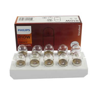 Genuine PHILIPS Standard Parking Interior Globe R10W 24V 10W BA15s - 10 ...