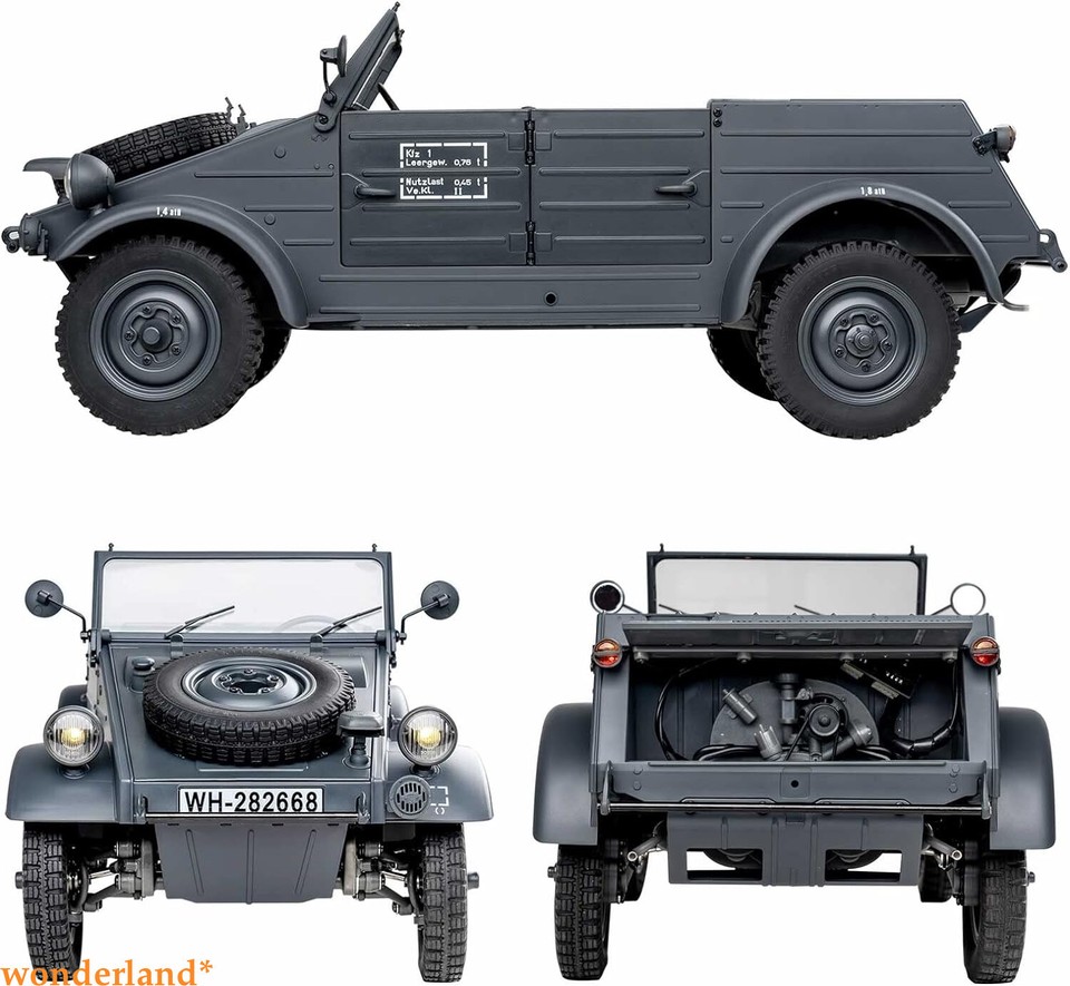 RocHobby 1/12 RC Crawler Kubelwagen Type 82 Model Car RC 8Km/h Remote ...