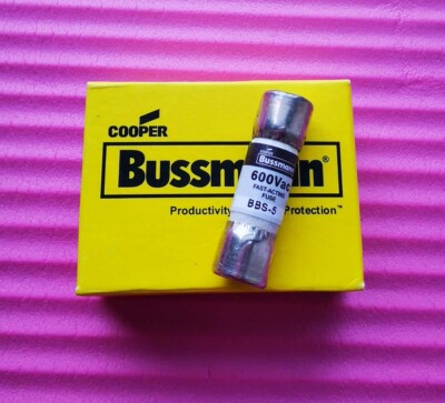 ORIGINAL Bussmann BBS-5 BBS5 ( 5A ) 5 Amp 600Vac Fast-acting Fuse | eBay