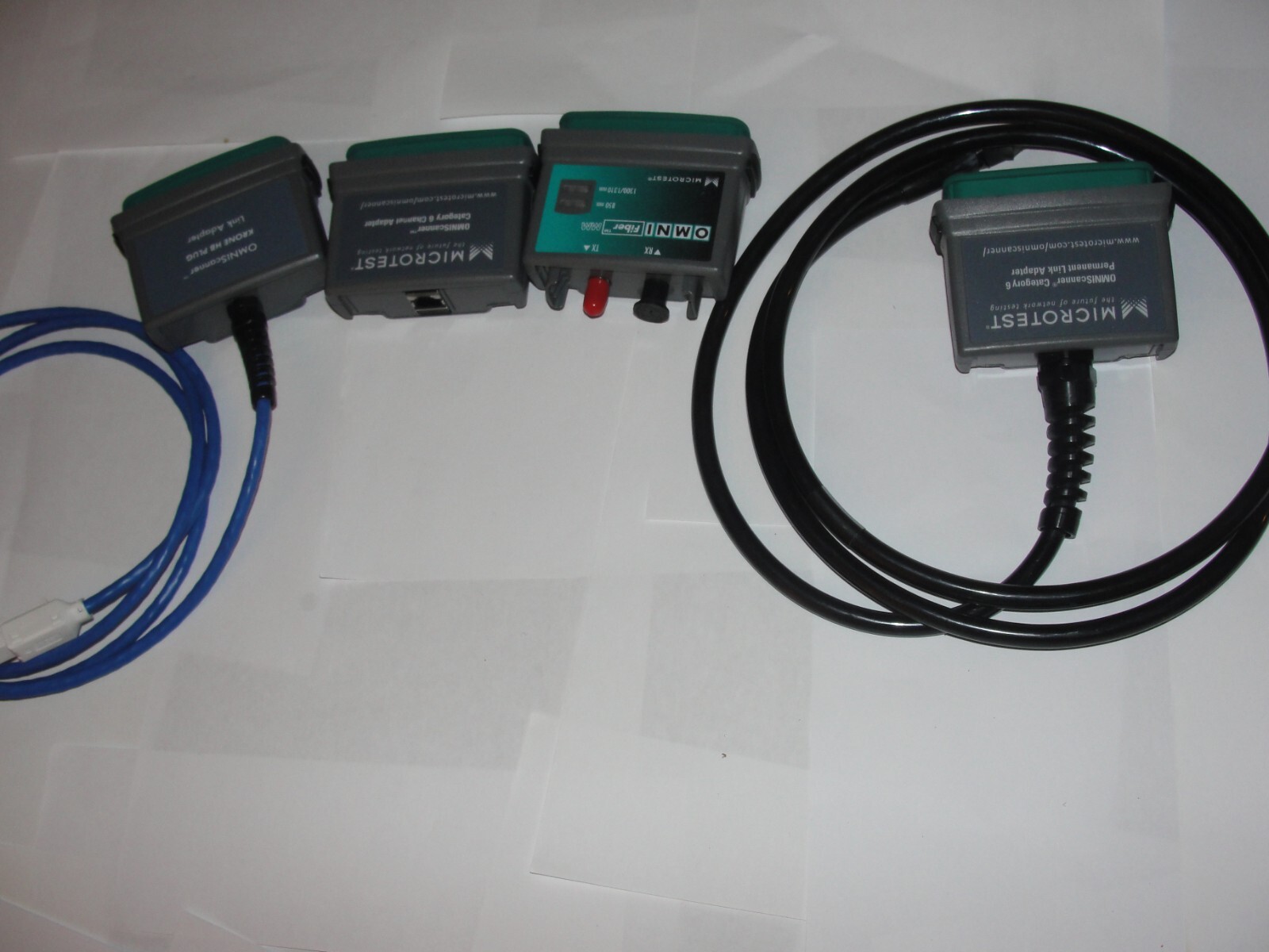 Fluke Microtest OMNIScanner 2 Cat5e Cat6 Certifier Tester OMNI MM Fiber ...