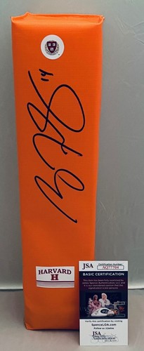 Ryan Fitzpatrick Harvard Crimson signed Endzone Pylon autographed #2 ...