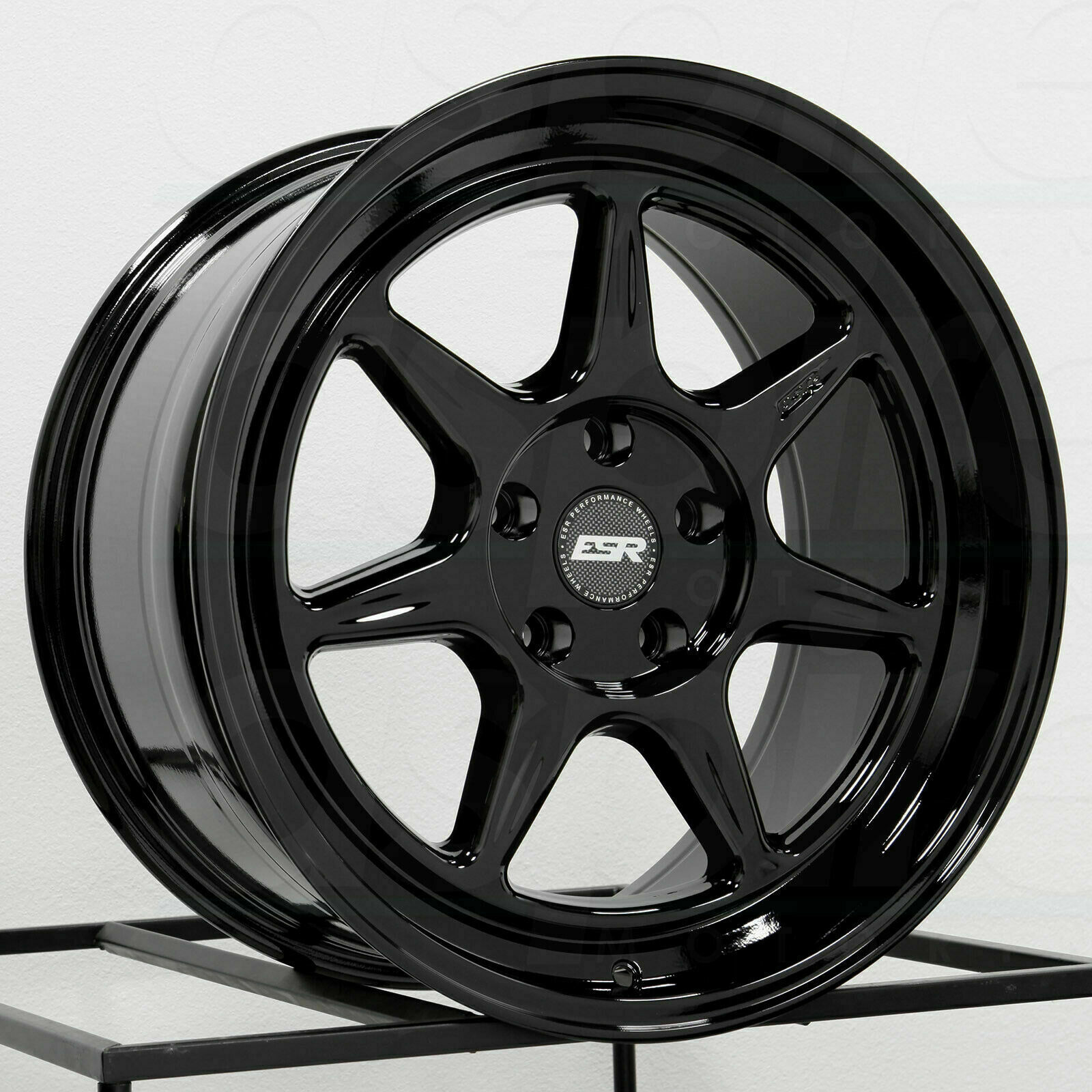 18" ESR CR7 Wheels 18x10.5 5x114.3 +30 Gloss Black Rims Set 4 | eBay