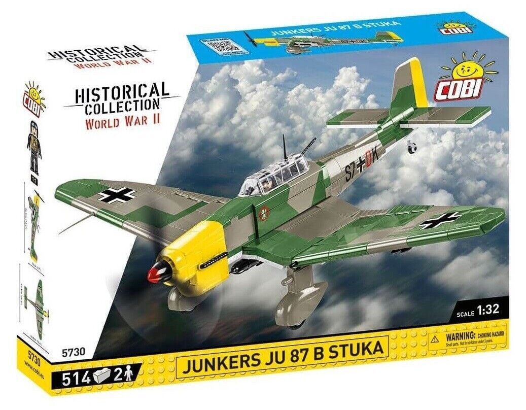 Cobi 5730 Junkers JU-8 B Stuka Flugzeug Bausatz, 514 Teile online ...