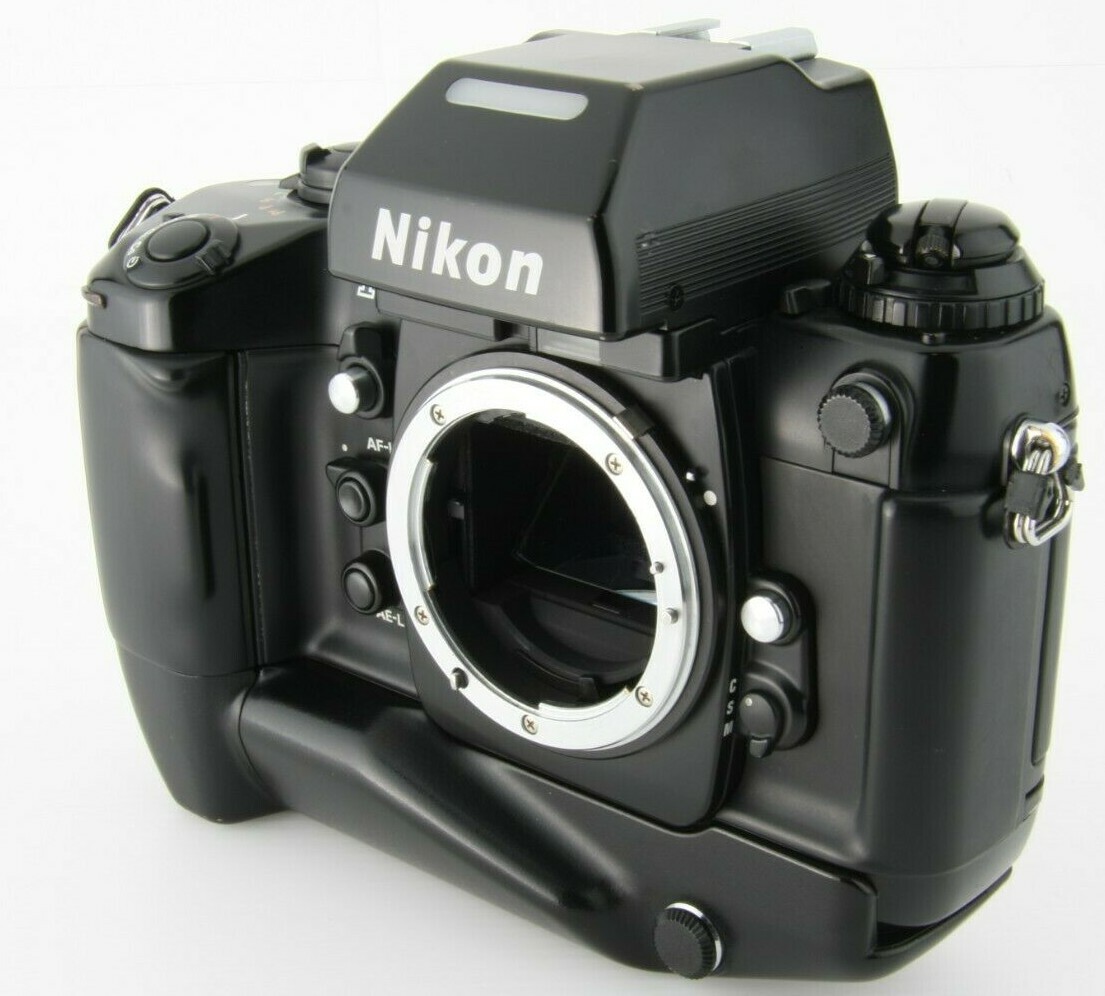 [Excellnt5] Nikon F4S 35mm SLR Film Camera Black Body w/ MB-21 from ...