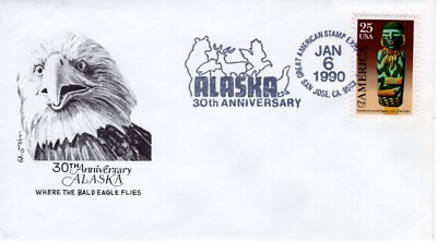 ALASKA 30TH ANNIVERSARY - SAN JOSE, CA 1990 FDC17822 | eBay