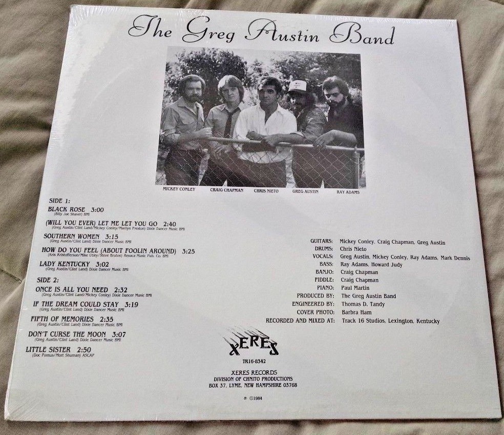 The Greg Austin Band - If the Dream... LP private press country rock ...