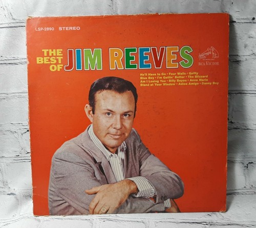The Best Of Jim Reeves RCA Victor Stereo Music Four Walls Guilty Vinyl ...