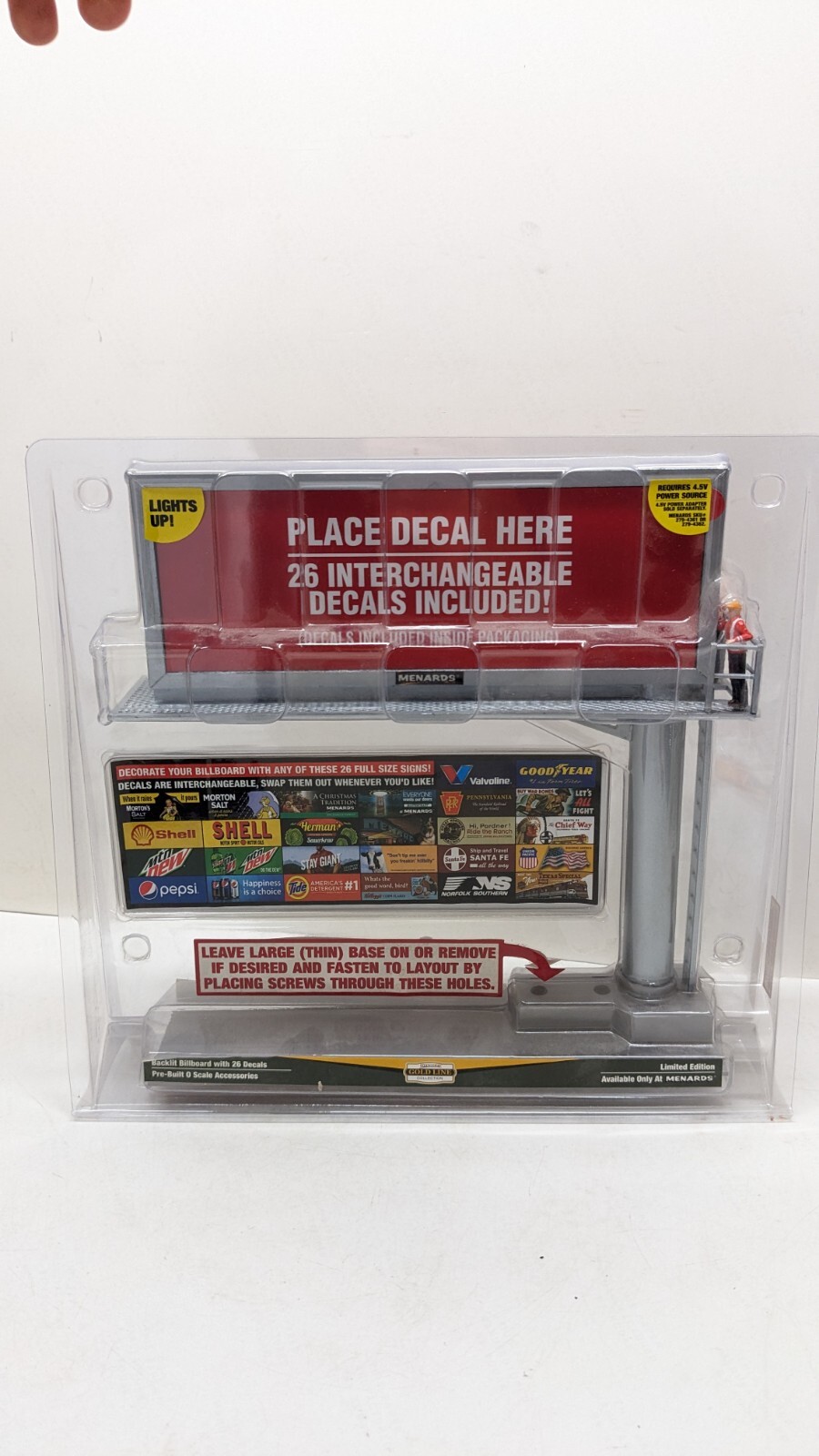 Menards Gold Line Collection Backlit Billboard With 26 Decals Limited ...