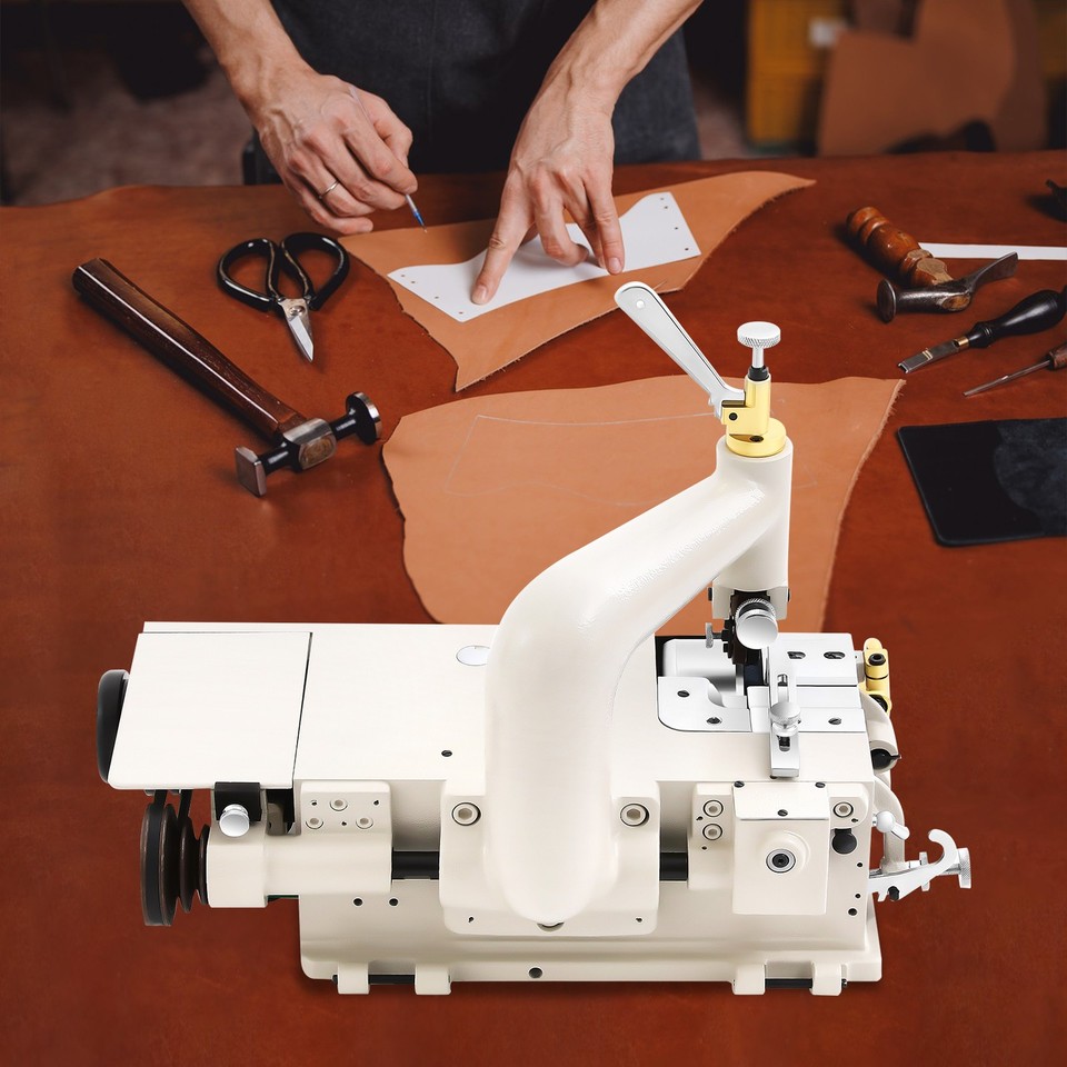 Electric Leather Skiver Skiving Peeling Machine & 600W Brushless Servo ...