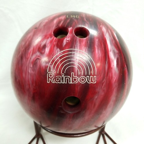 Ebonite RAINBOW Bowling Ball Red Pearl Marble Swirl 10 LB | eBay