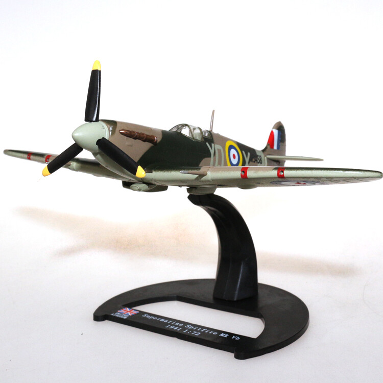 1:72 Scale Alloy Diecast Military Model Royal Air Force Spitfire ...
