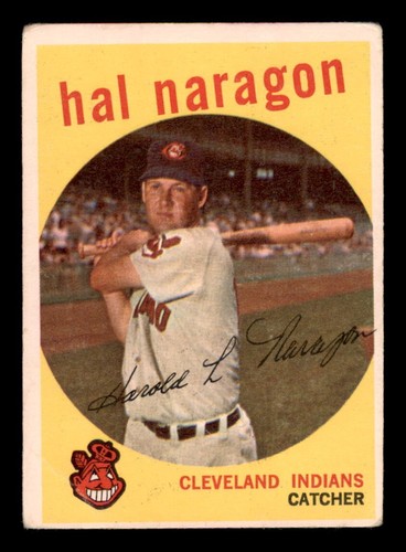 1959 Topps Baseball #376 Hal Naragon GD *e2 | eBay