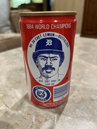 1984 Detroit Tigers World Series Champs, Commemorative, Coke Can, Chet ...