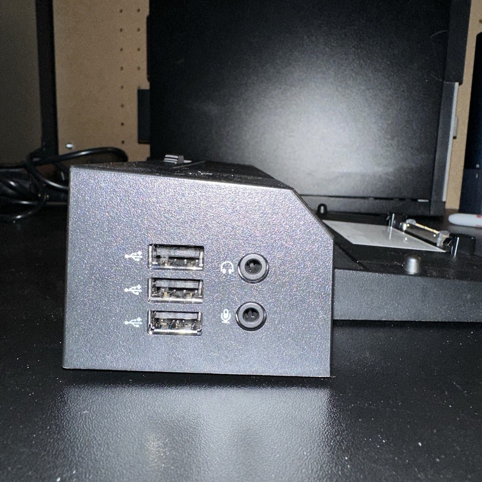 Dell PR02X E-Port Plus Dock Replicator Station with 130W AC Adapter Kit ...