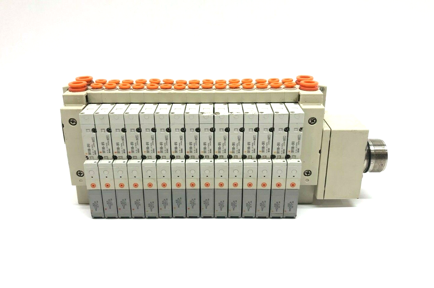 SMC SS5V1-W10CD-15B-N3 15 Station Valve Manifold Block Assembly SV1100 ...