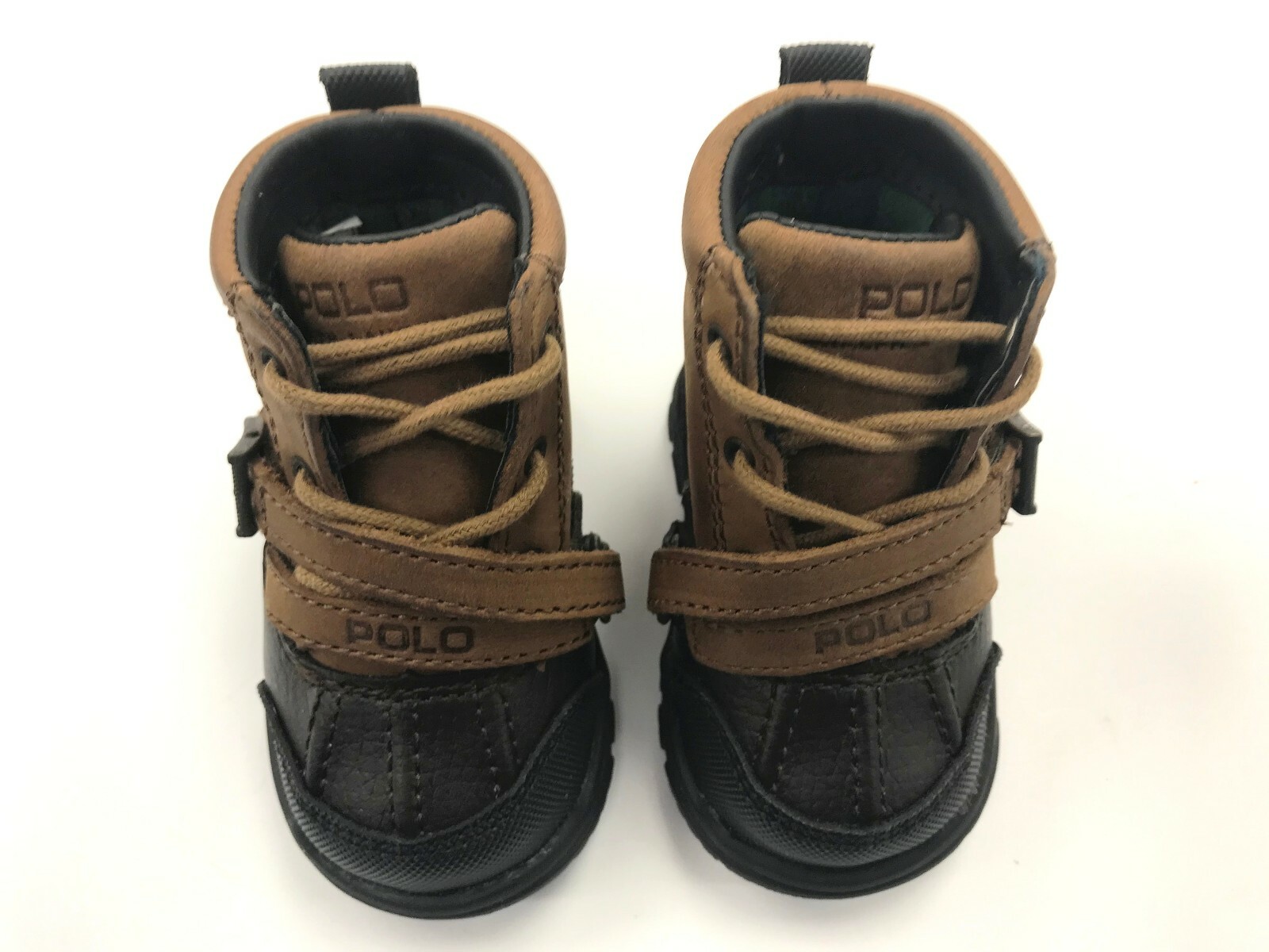 Brand New Kids Ralph Lauren Polo Tavin Tan Choco. toddler strap leather ...
