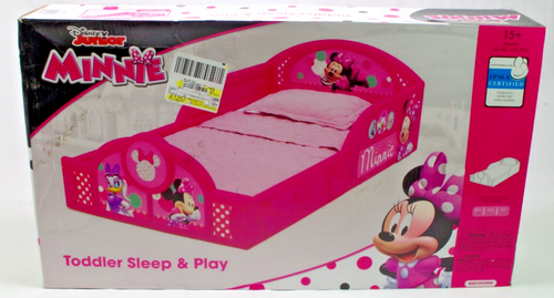 Pink Minnie Mouse Toddler Bed Frame Kid Child Bedroom Furniture Girl | eBay