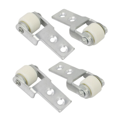 15mm x 10mm x 4mm Wheel Sliding Door Track Guide Wheel Roller 4pcs ...