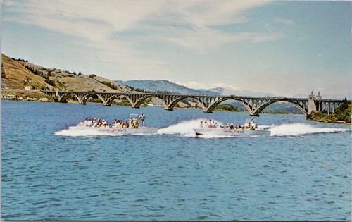 Jet Boats on Rogue River Oregon Gold Beach OR c1976 Postcard E96 | eBay