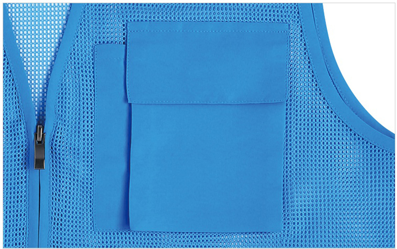 Mens Mesh Multi Pocket Vest Utility Fishing Hiking Hunting Vests US S ...