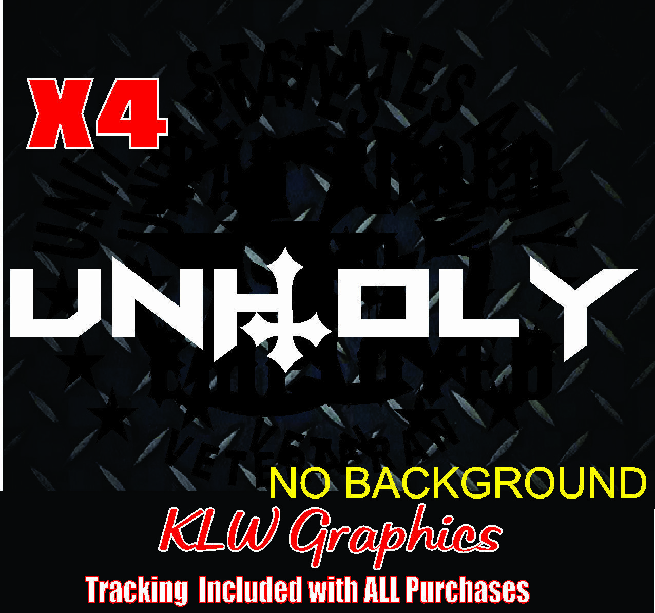 Unholy Satan 666 Decal Bumper Sticker Car JDM Turbo Diesel Truck Crew ...