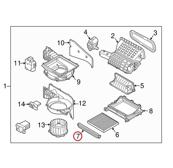 Genuine Cabin Air Filter Access Cover OEM HYUNDAI KIA 2007-20 *see ...
