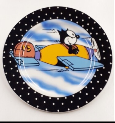NEW RARE! FELIX THE CAT Ceramic Plate MARUMI Japan 1990's F/S | eBay