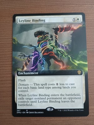 MTG Leyline Binding Dominaria United 387 Extended Art Magic The ...