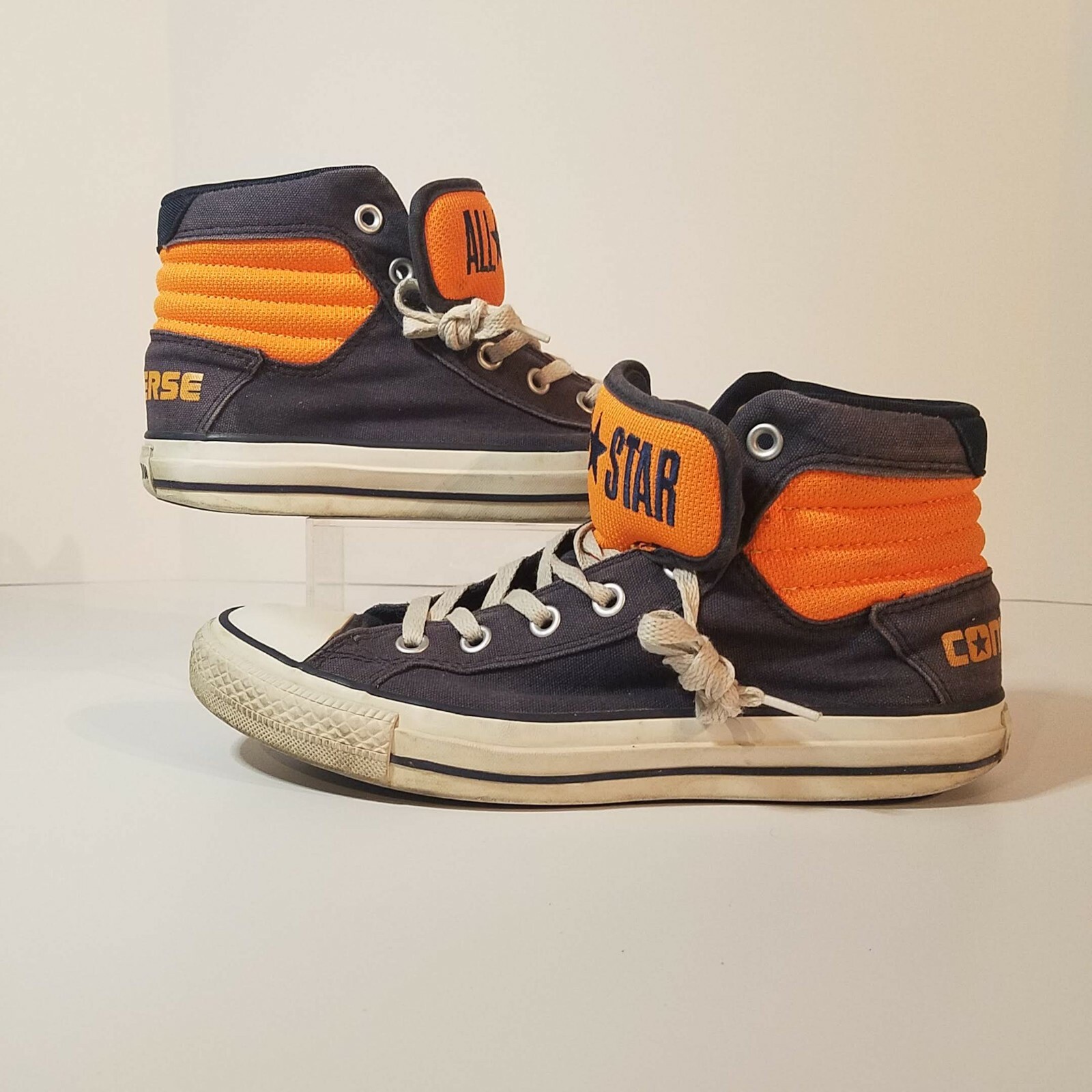 Rare, 4 Hole, Padded, Converse All Star, Chuck Taylor, Canvas High Top ...