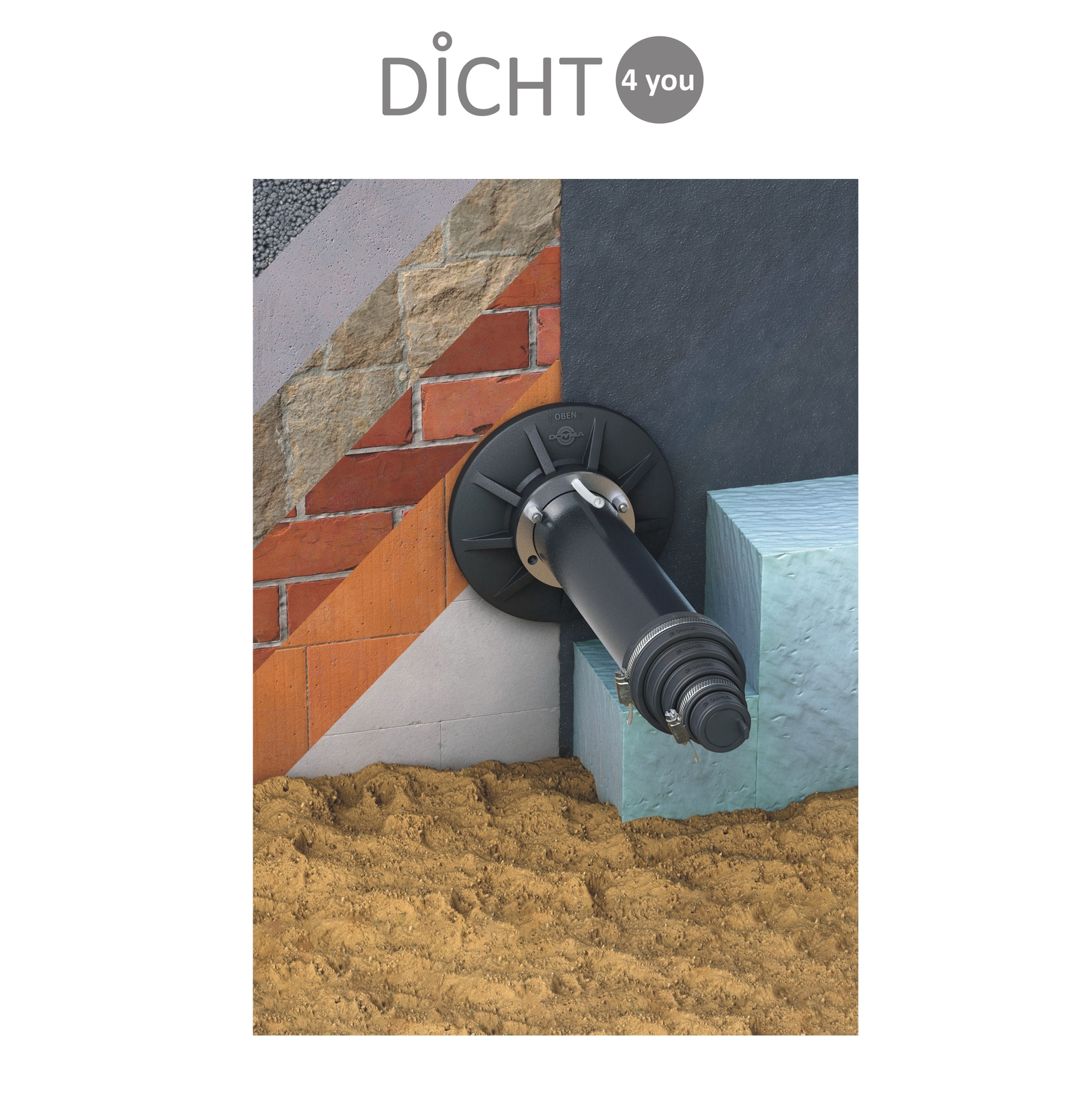 DOYMA "Quadro Secura Quick /X Wasser / Energie" Hauseinführung Einsparte DN 100 | eBay.de