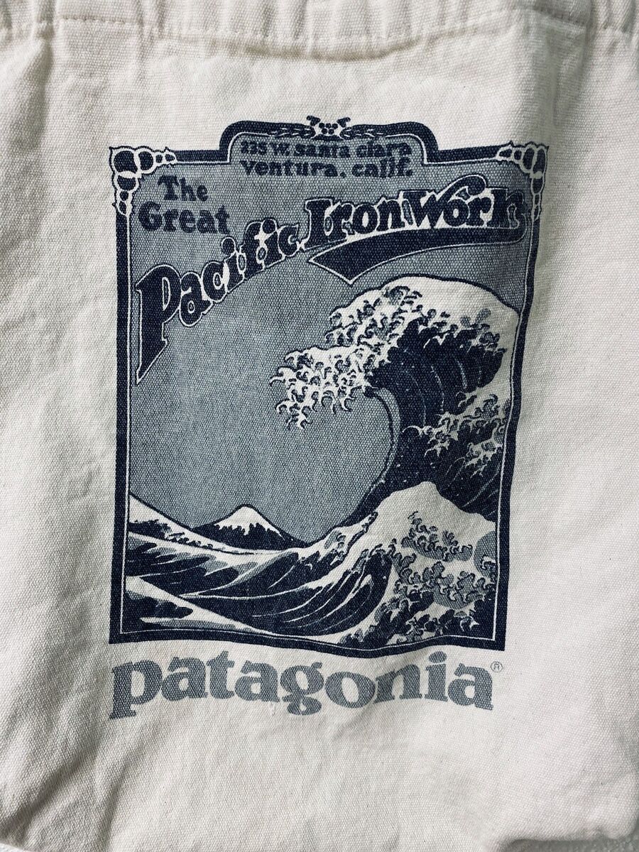 Patagonia Vintage Canvas Tote Bag Great Pacific Iron Works Patagonia Vintage Canvas Tote Bag Great Pacific Iron Works