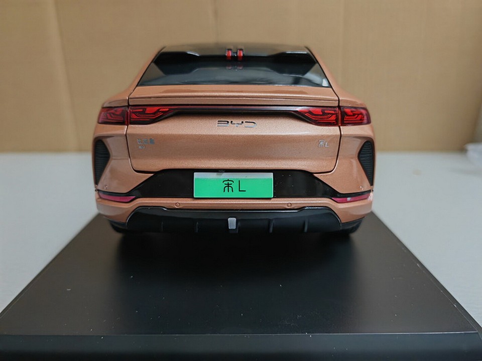 1/18 Sclae BYD SONG L 2024 Orange Diecast Car Model Toy Collection NIB ...