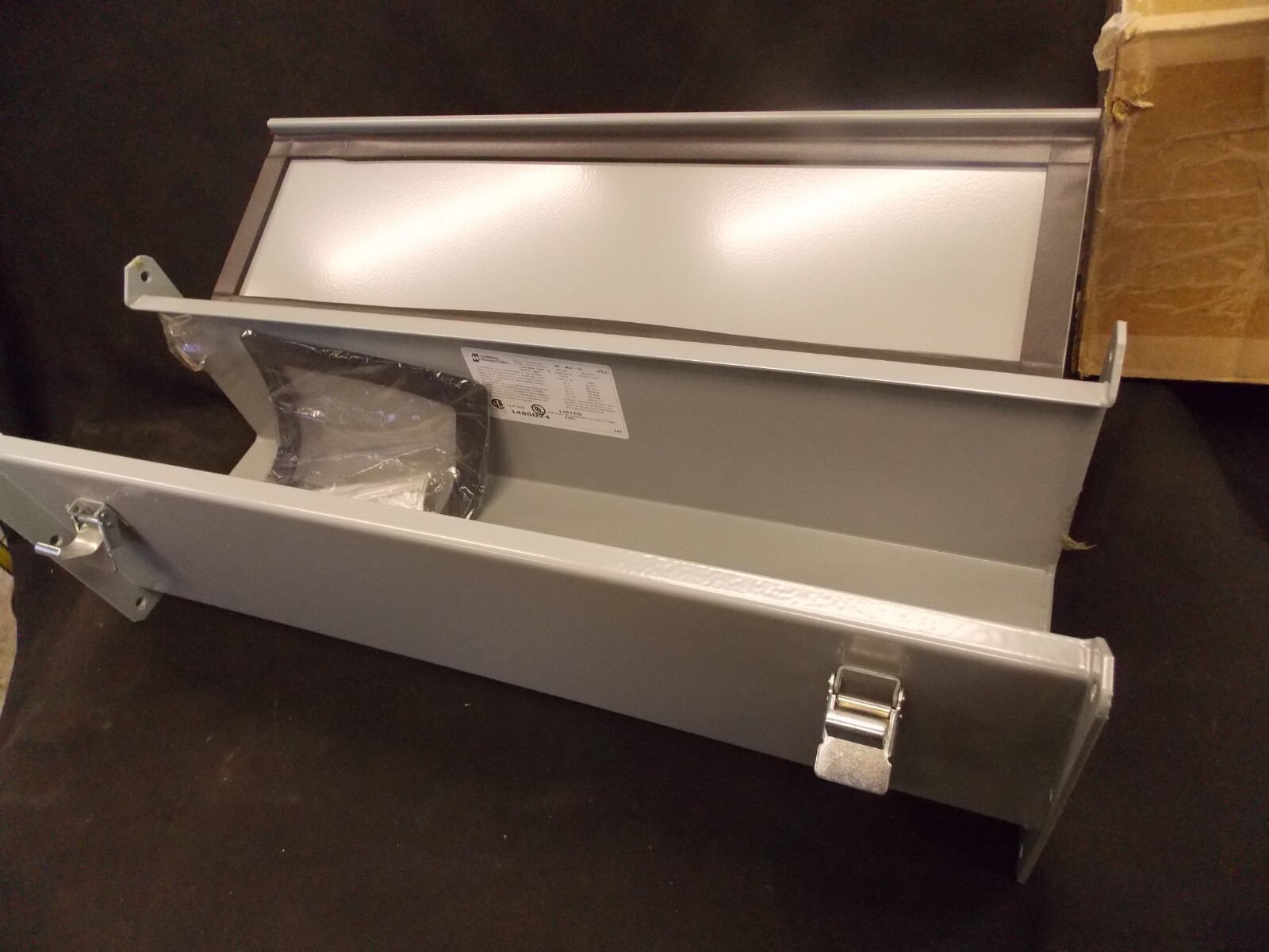 Hammond 1485D24 N12 Wireway Duct Strait Top Open 6X6x24 Gasket FREE ...