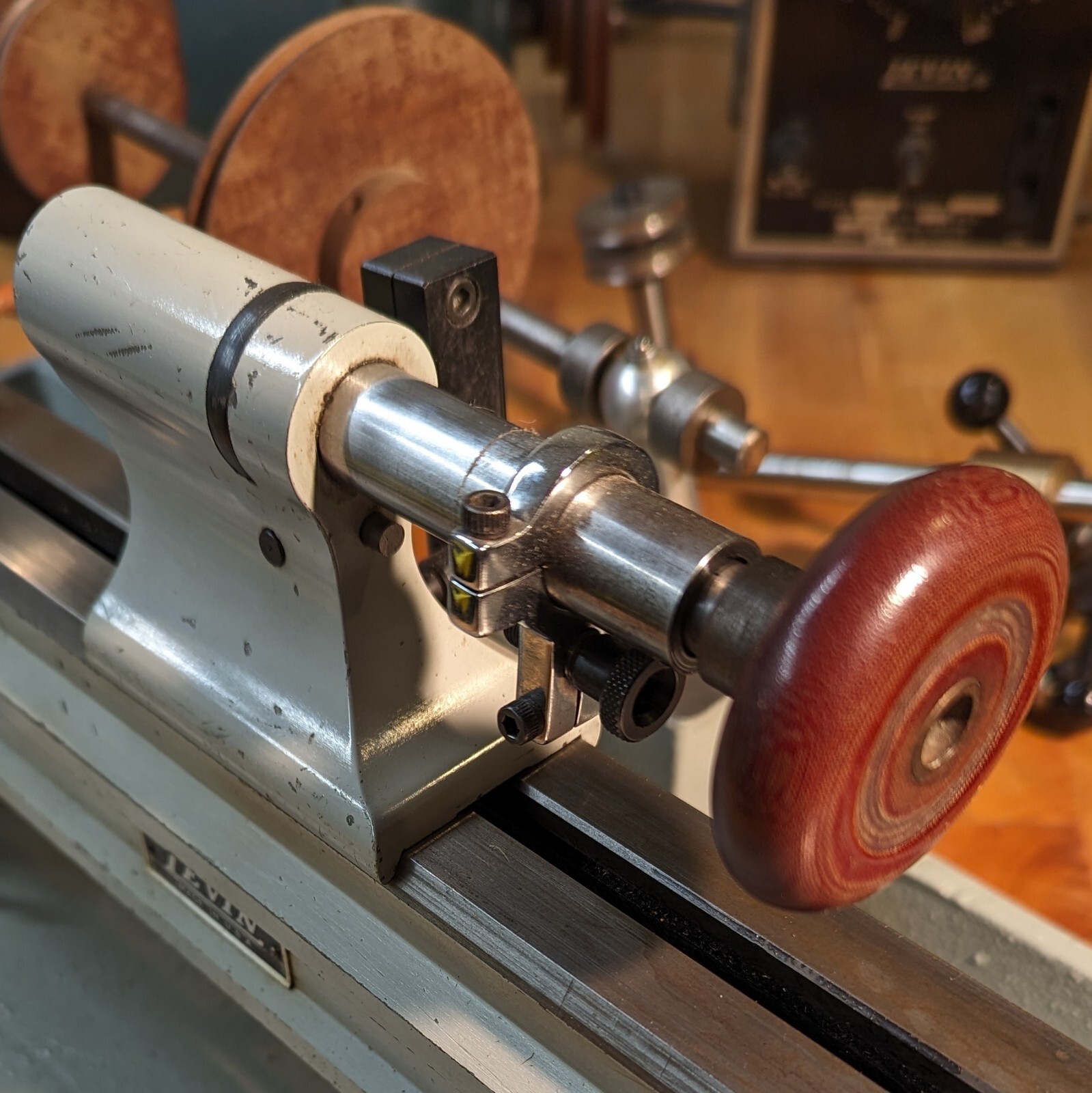 18" Precision Instrument Lathe Vintage Levin USA Watchmaking Machinist ...