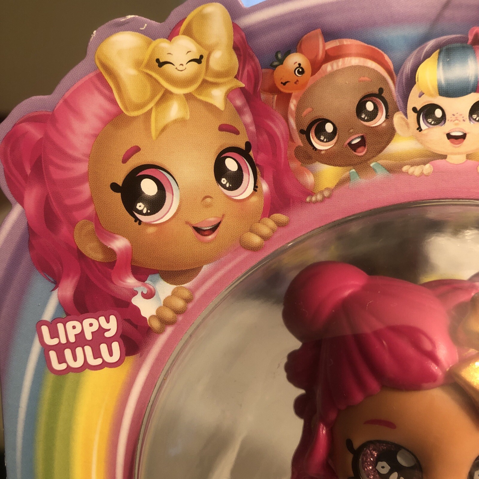 LIPPY LULU - NEW - Kindi Kids Minis Bobble Head Doll Glitter Eyes | eBay