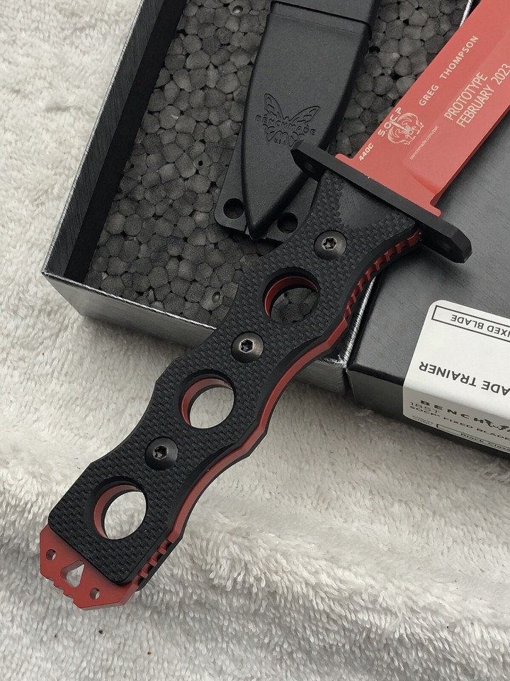 Benchmade 185T Prototype SOCP Trainer Fixed Blade Knife NIB Made In USA ...