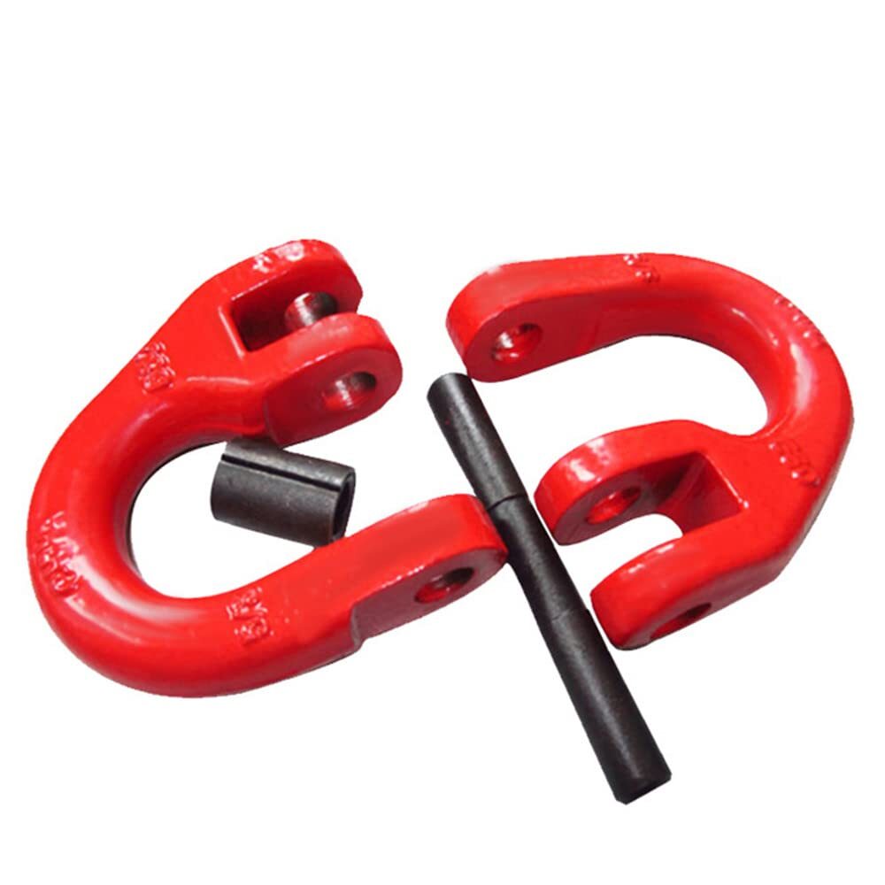 2x 6mm Grade 80 HammerLock Chain Connector Connecting Link 4X4 joiner ...